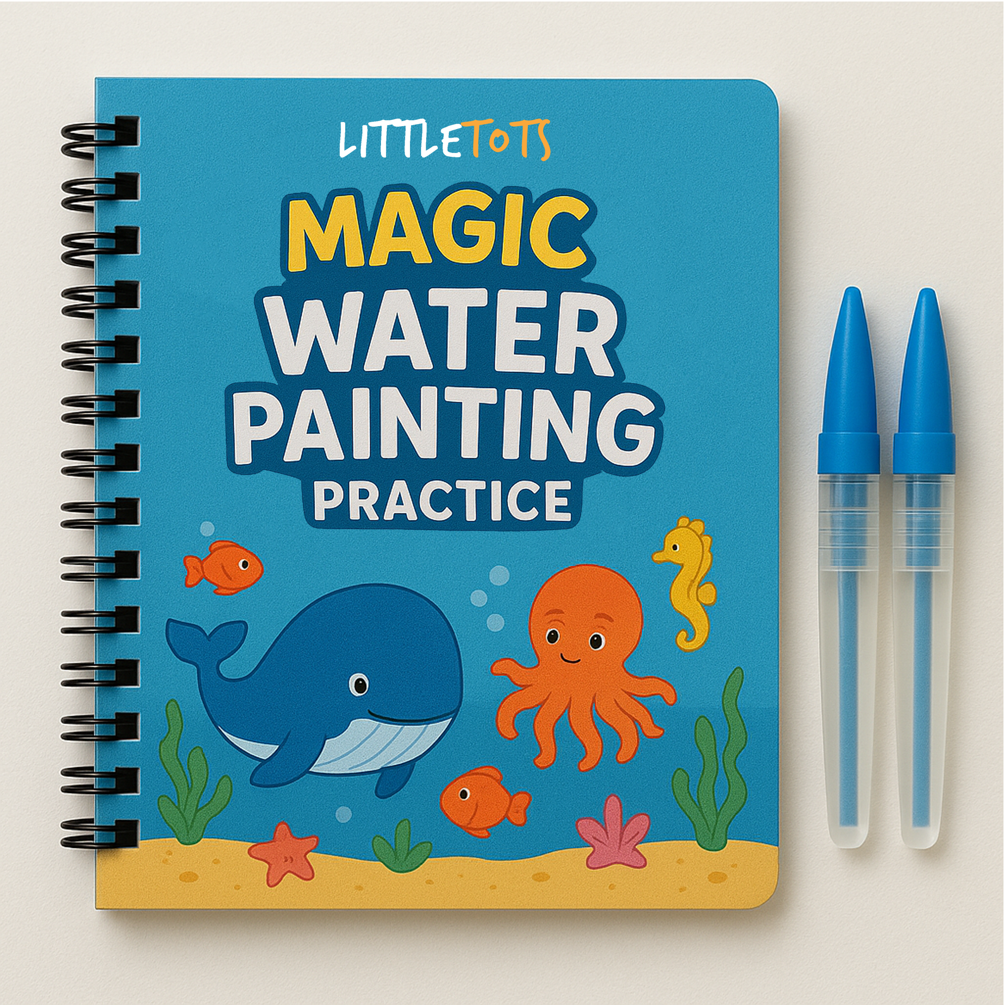 Reusable Water Coloring Book – Little Tots